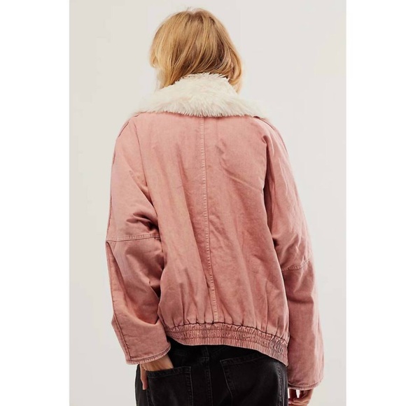 Free People | Jackets & Coats | Free People Lolo Denim Jacket Pale ...